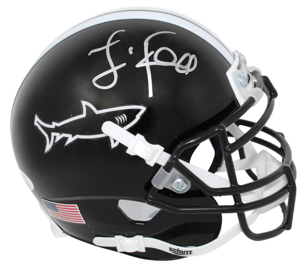 Jamie Foxx Signed Any Given Sunday Sharks Mini Football Helmet ...