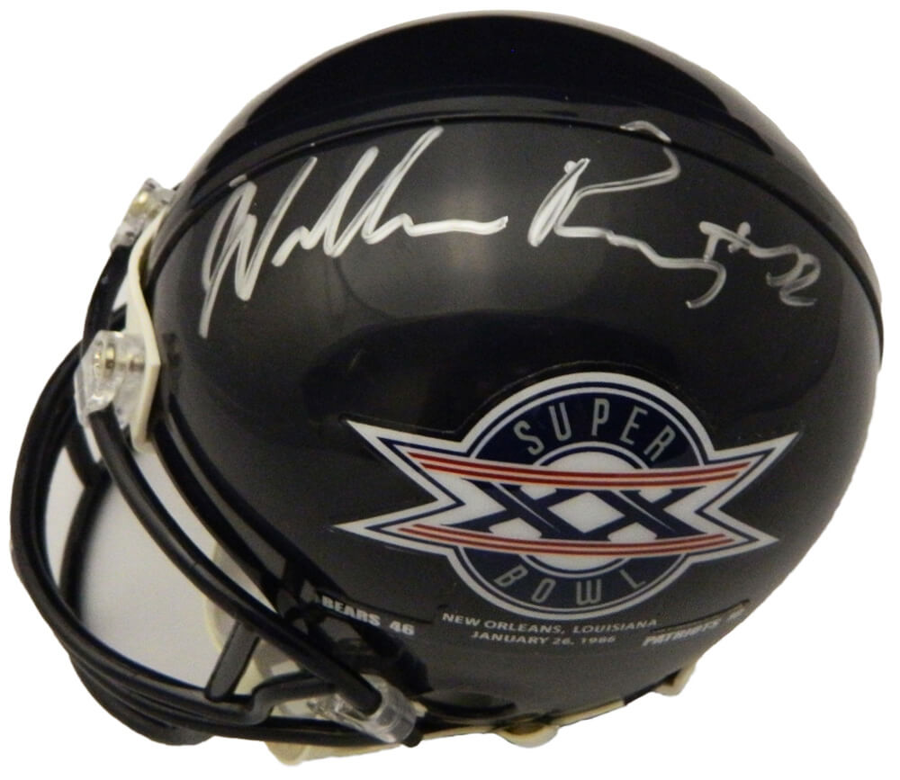 William Perry Signed Chicago Bears / Super Bowl XX Champs Logo Riddell ...