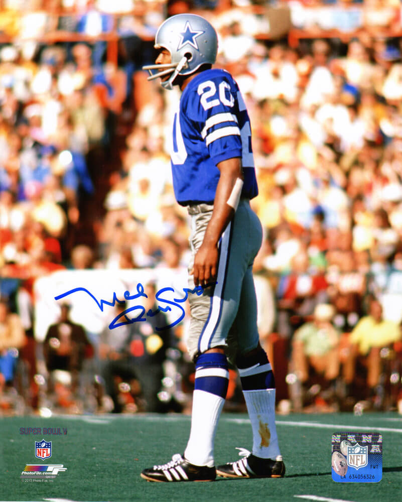 Mel Renfro Signed Dallas Cowboys Super Bowl V 8×10 Photo – Schwartz Sports Memorabilia