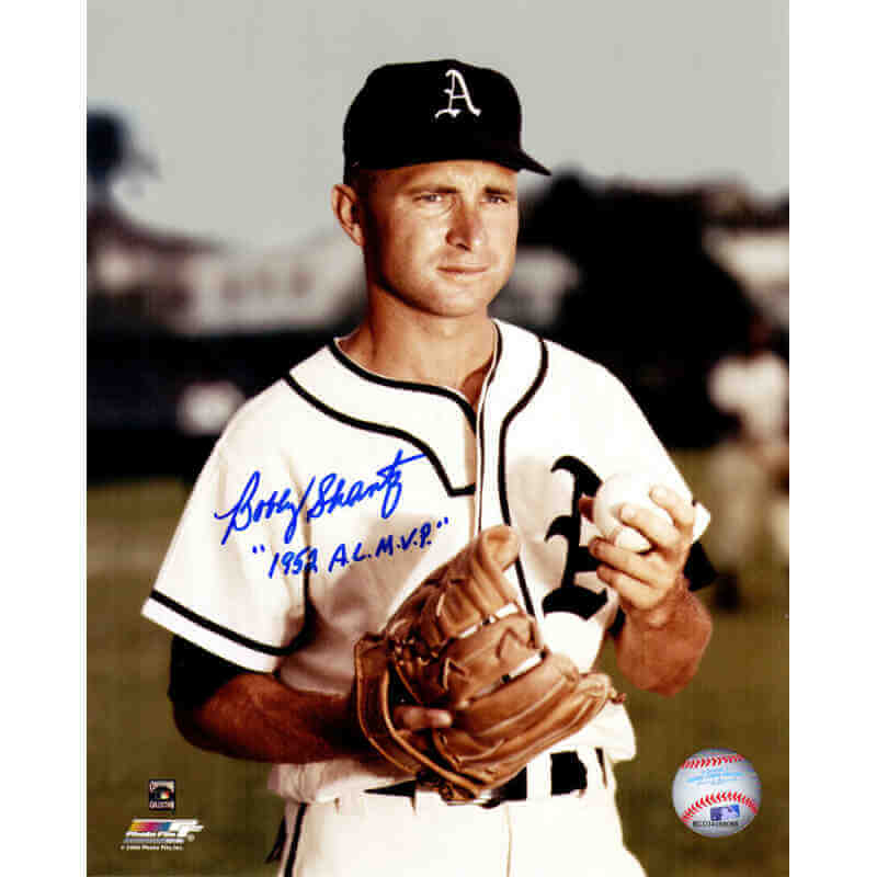 Bobby Shantz Signed Philadelphia Athletics 8×10 Photo w/1952 AL MVP ...