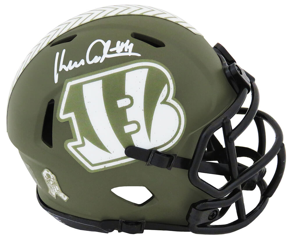 Ken Anderson Signed Cincinnati Bengals Salute To Service Riddell Speed ...