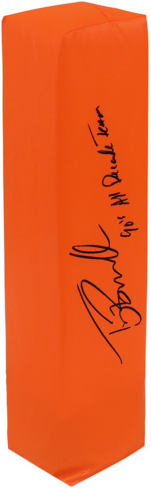 Tony Boselli Signed Champro Orange Endzone Pylon w/90’s All Decade Team ...