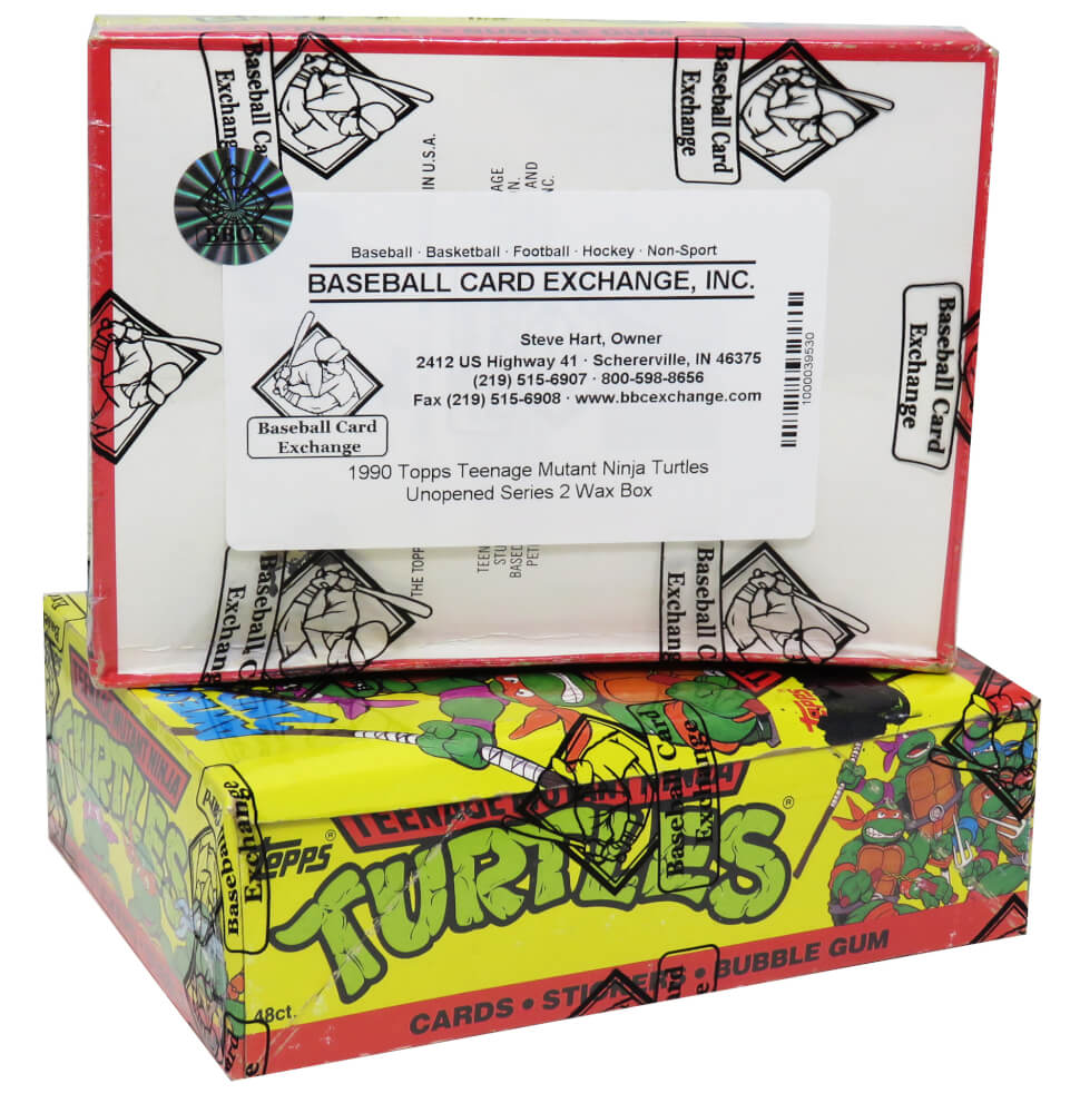 1989 Teenage Mutant Ninja Turtles (TMNT) Topps Series 2 Unopened Wax ...