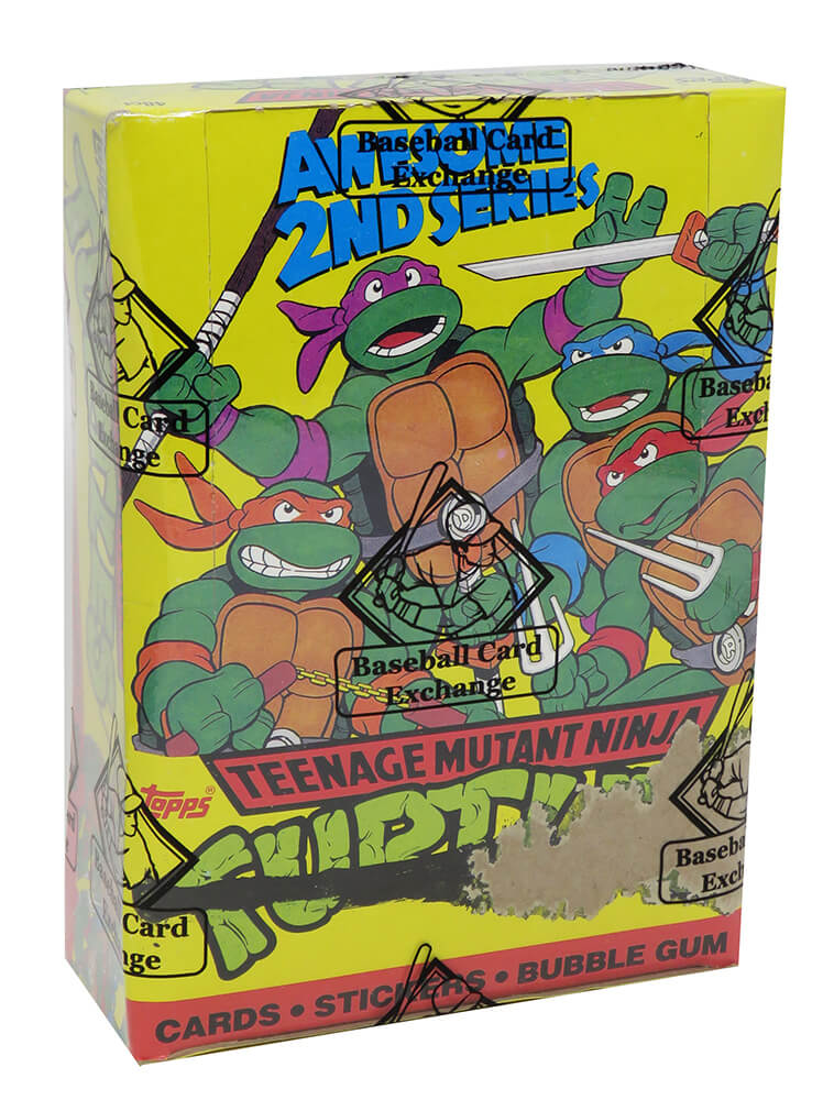1989 Teenage Mutant Ninja Turtles (TMNT) Topps Series 2 Unopened Wax ...