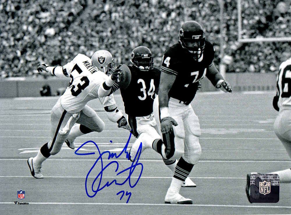Jim Covert Signed Chicago Bears B&W Action 8×10 Photo – Schwartz Sports ...