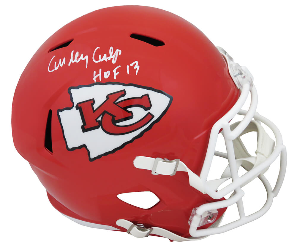 Curley Culp Signed Kansas City Chiefs Riddell Full Size Speed Replica ...