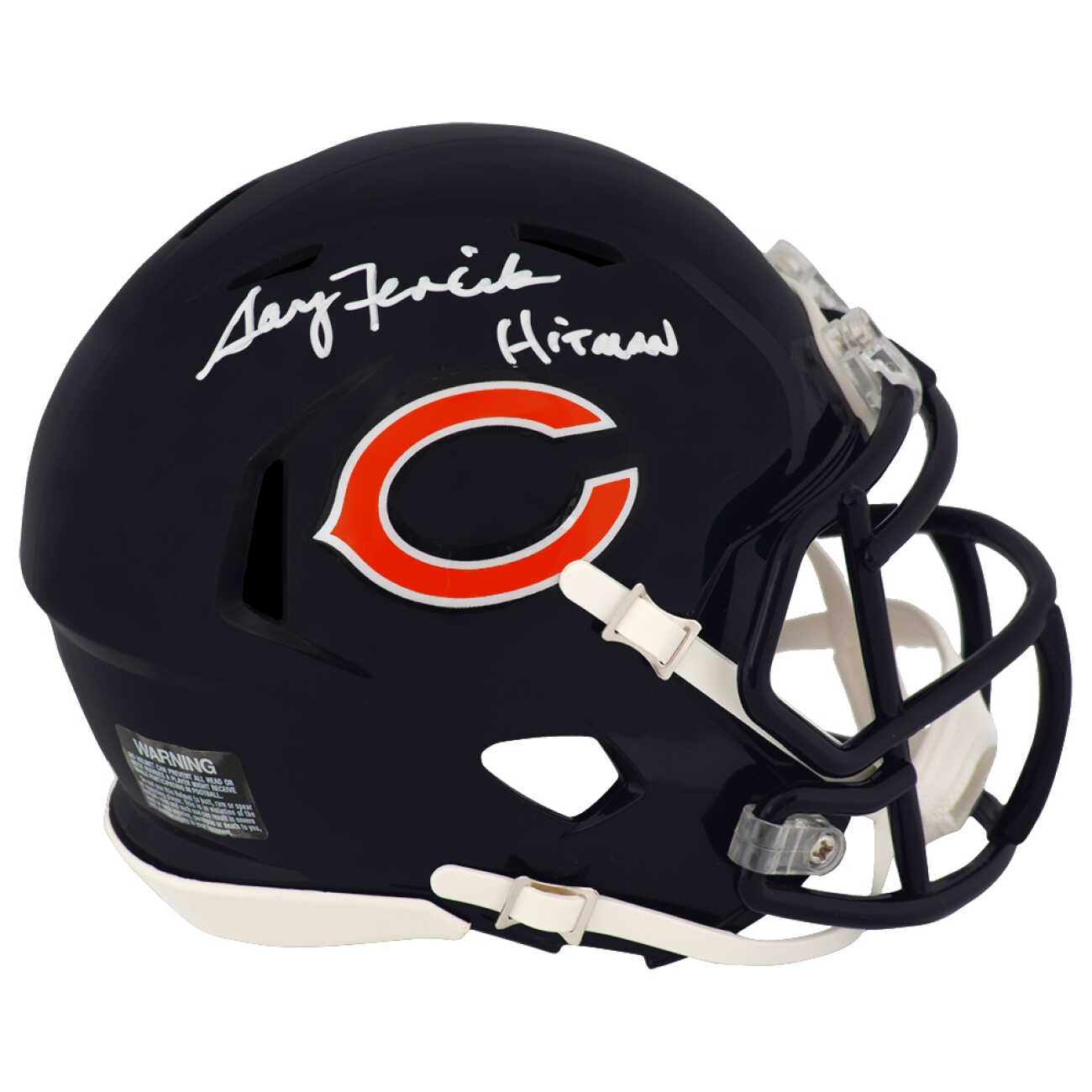 Gary Fencik Signed Chicago Bears Riddell Speed Mini Helmet w/Hitman ...