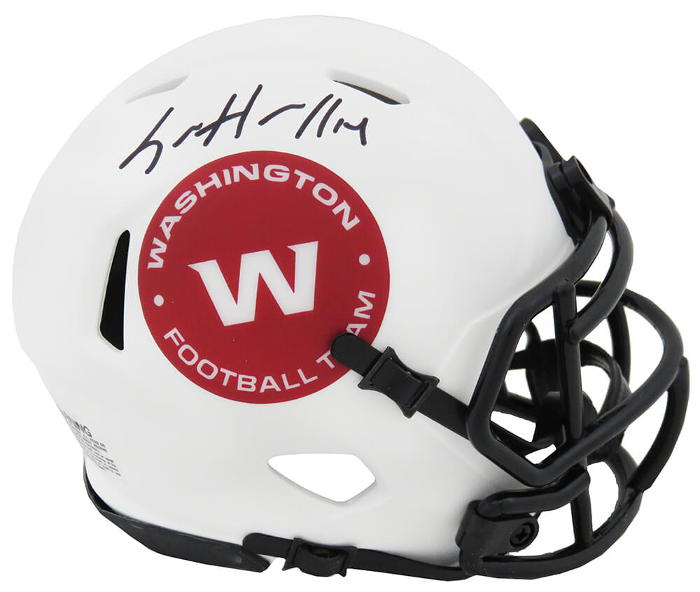 Sam Howell Signed Washington Football Team Lunar Eclipse Riddell Speed ...