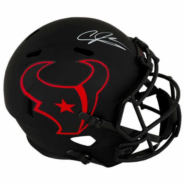 Andre Johnson Signed Houston Texans Riddell Full Size Speed Replica ...