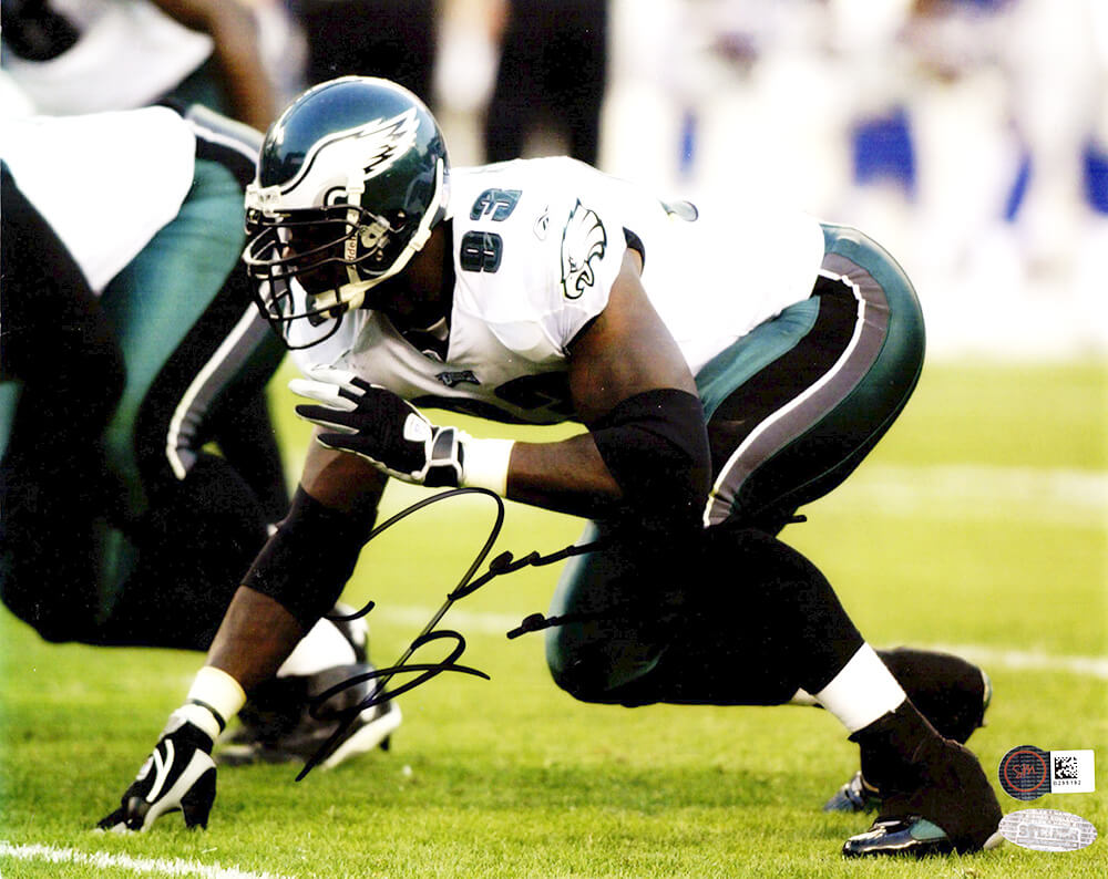 Jevon Kearse Signed Eagles Stance 8×10 Photo (Steiner) – Schwartz ...