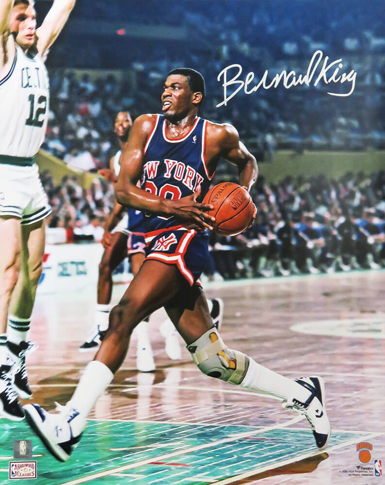 Bernard King Signed New York Knicks Action 16×20 Photo – Schwartz Sports Memorabilia