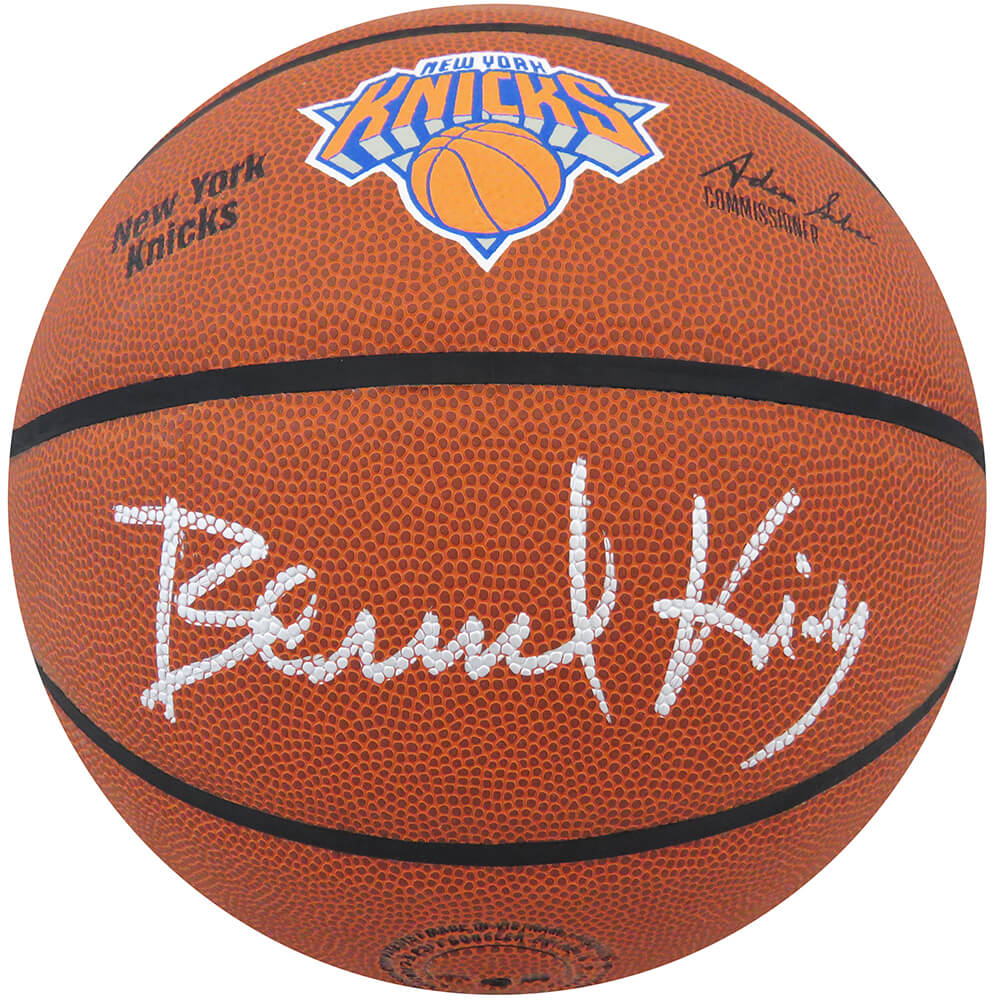 Bernard King Signed Wilson New York Knicks Logo NBA Basketball ...