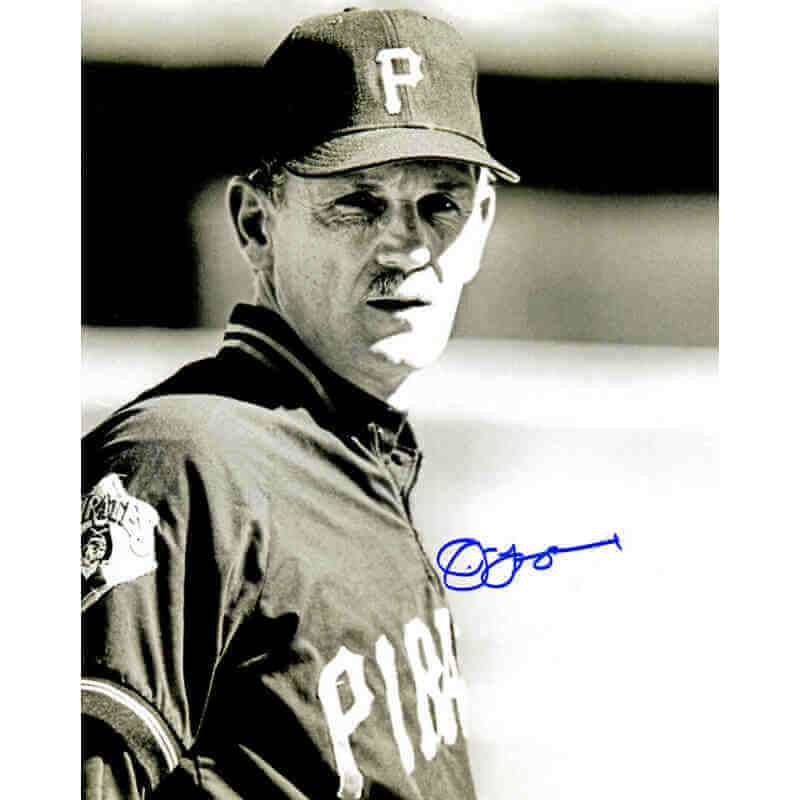 Jim Leyland Signed Pirates B&W Close Up 8×10 Photo – Schwartz Sports ...