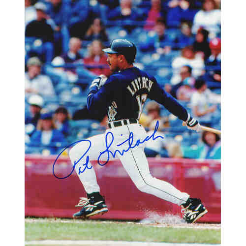 Pat Listach Signed Milwaukee Brewers Swinging 8×10 Photo – Schwartz ...