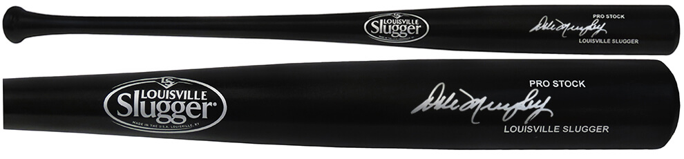 Dale Murphy Signed Louisville Slugger Pro Stock Black Baseball Bat ...