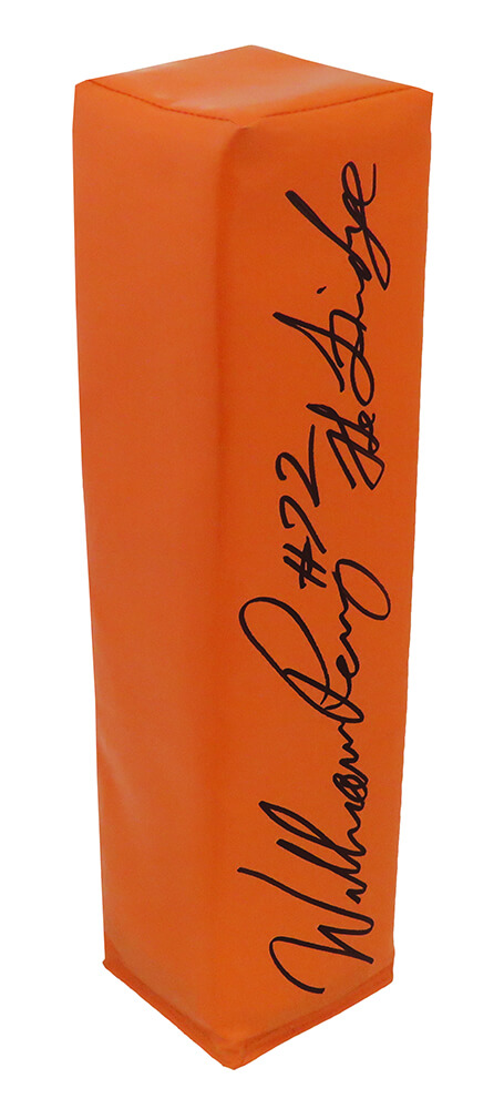 William Perry Signed Orange Endzone Pylon w/The Fridge – Schwartz ...