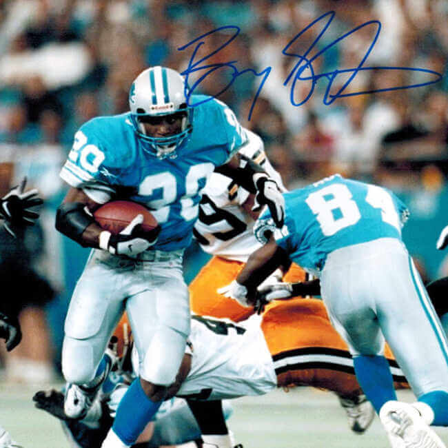 Barry Sanders SEND IN – Schwartz Sports Memorabilia