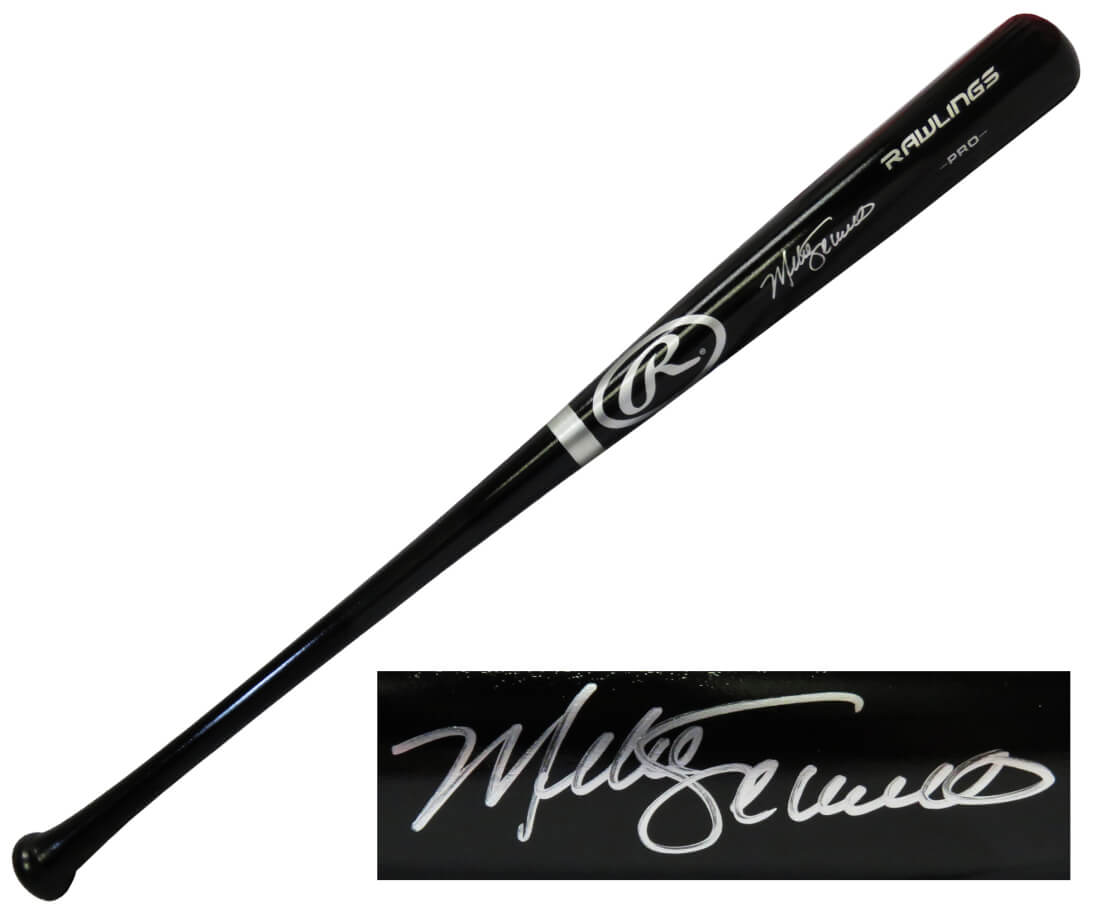 Mike Schmidt Signed Rawlings Pro Black Baseball Bat – Schwartz Sports ...